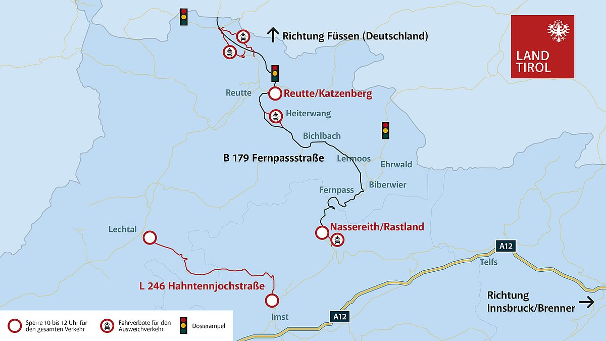 Reminder: Sperre der Fernpassroute und des Hahntennjochs am 27. Juni ...