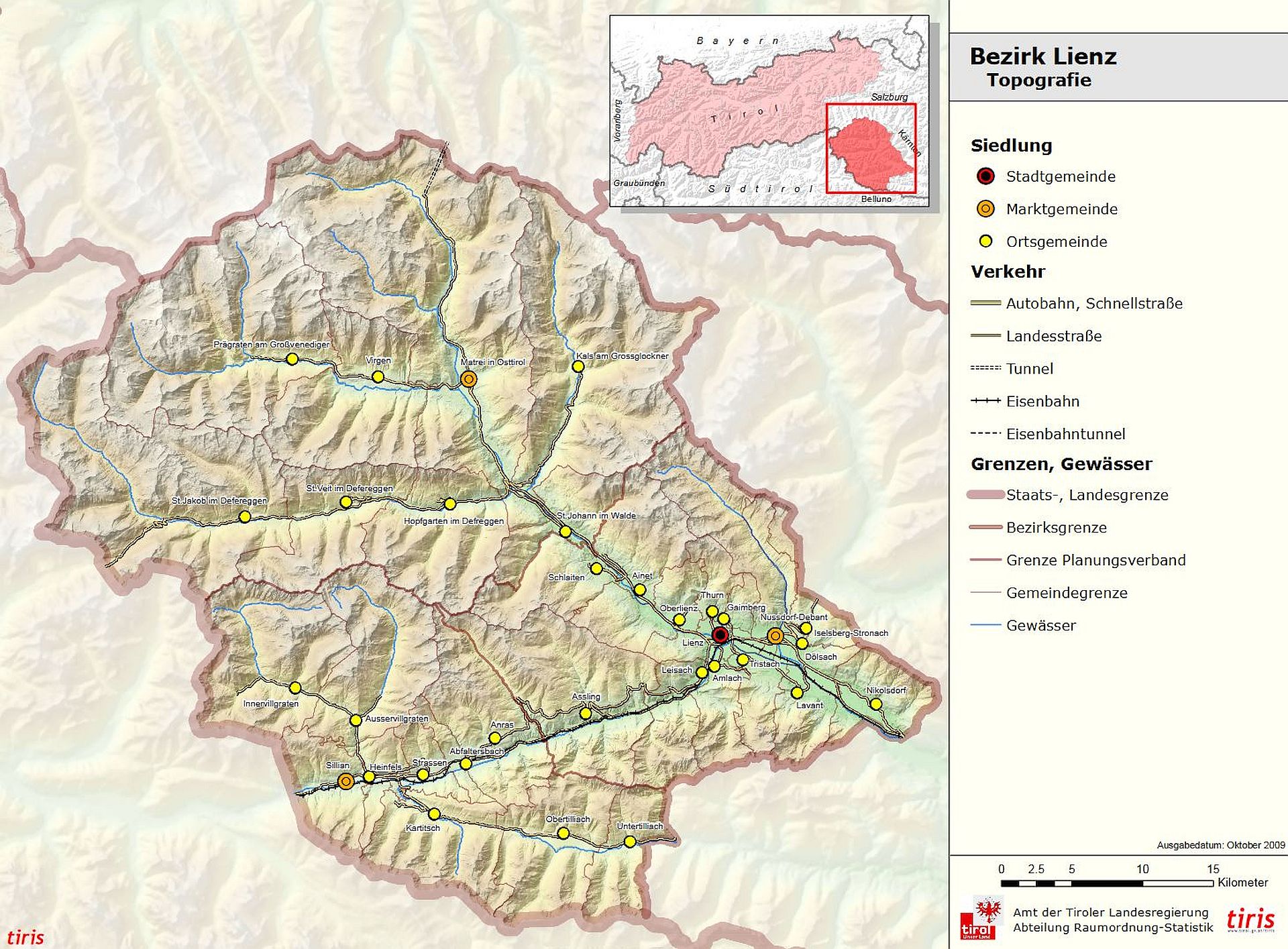 tiris Kartengalerie | Land Tirol