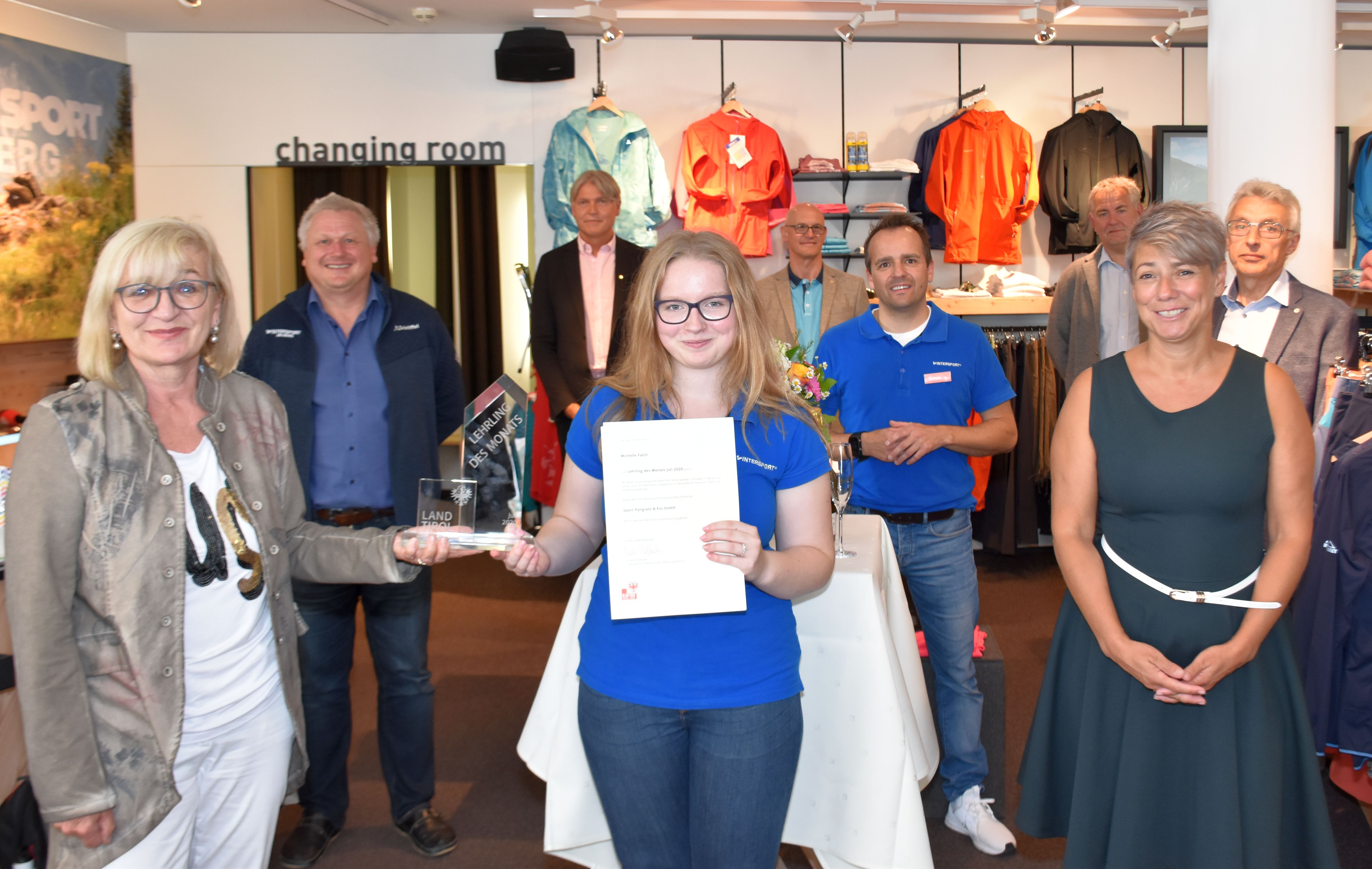 „Lehrling des Monats Juli 2020“ heißt Michelle Falch | Land Tirol