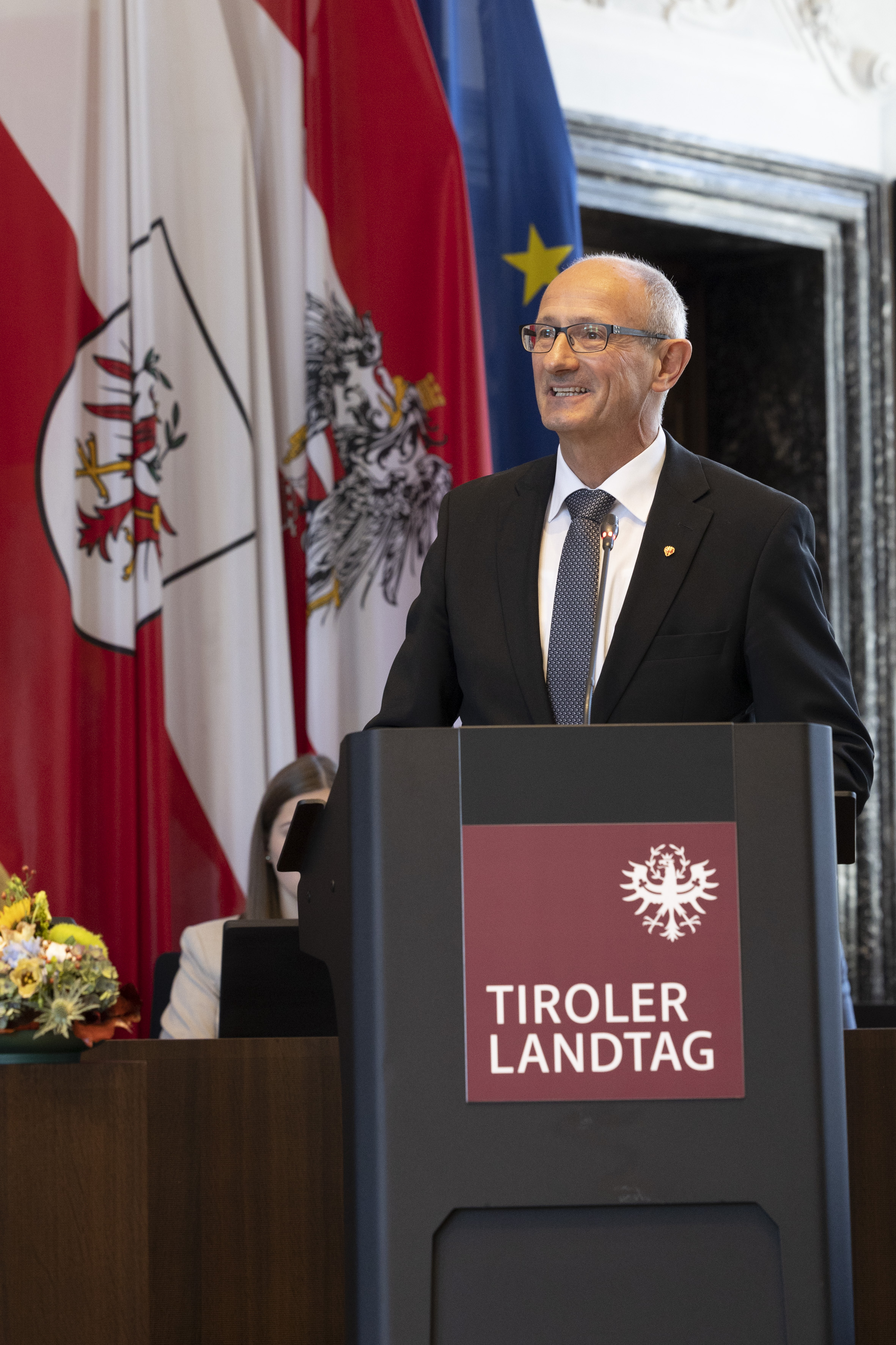 LH Mattle hält Regierungserklärung: „Wir wollen aus den Krisen Chancen ...