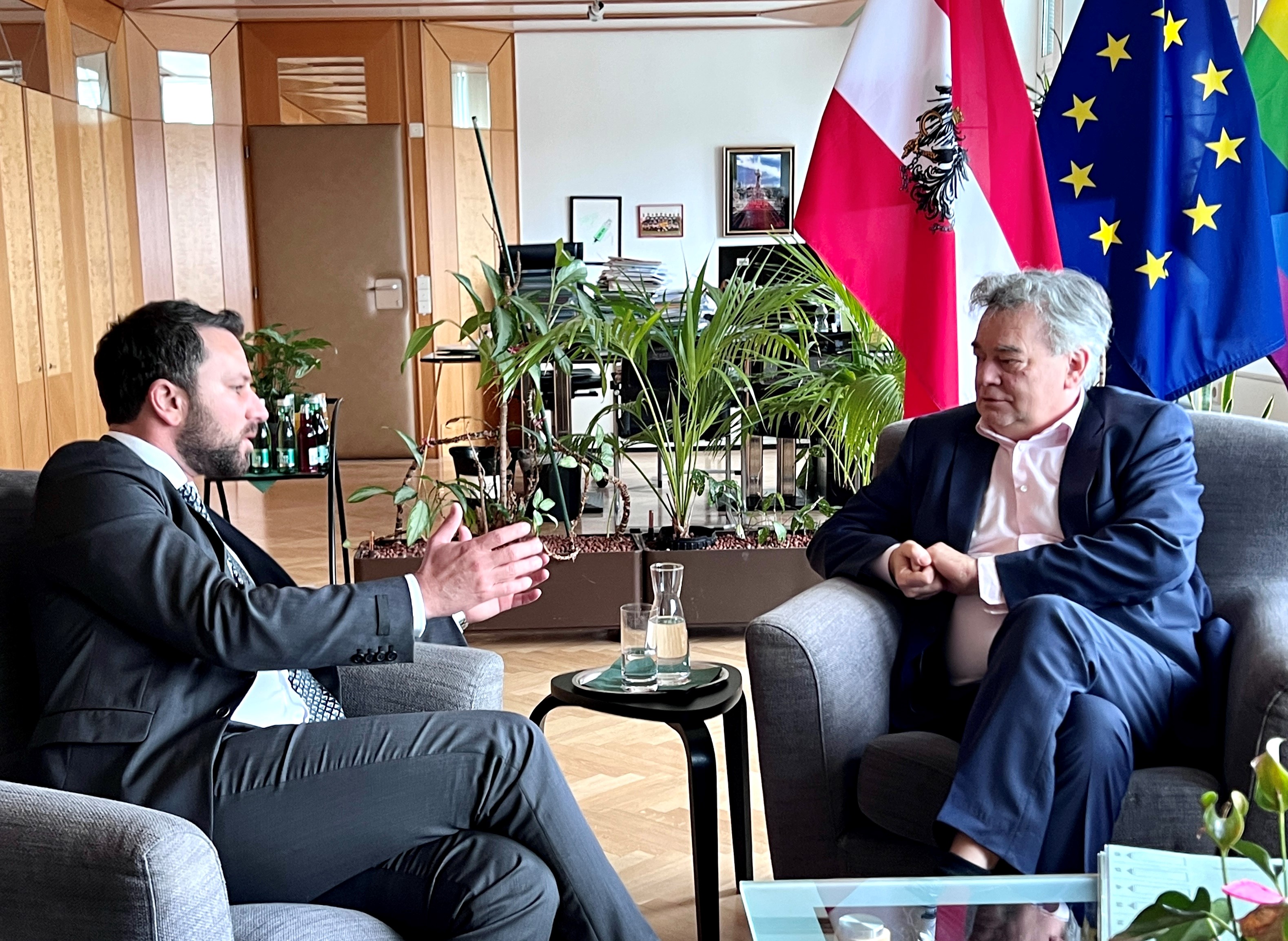 LHStv Dornauer absolvierte Antrittsbesuch bei Vizekanzler und ...
