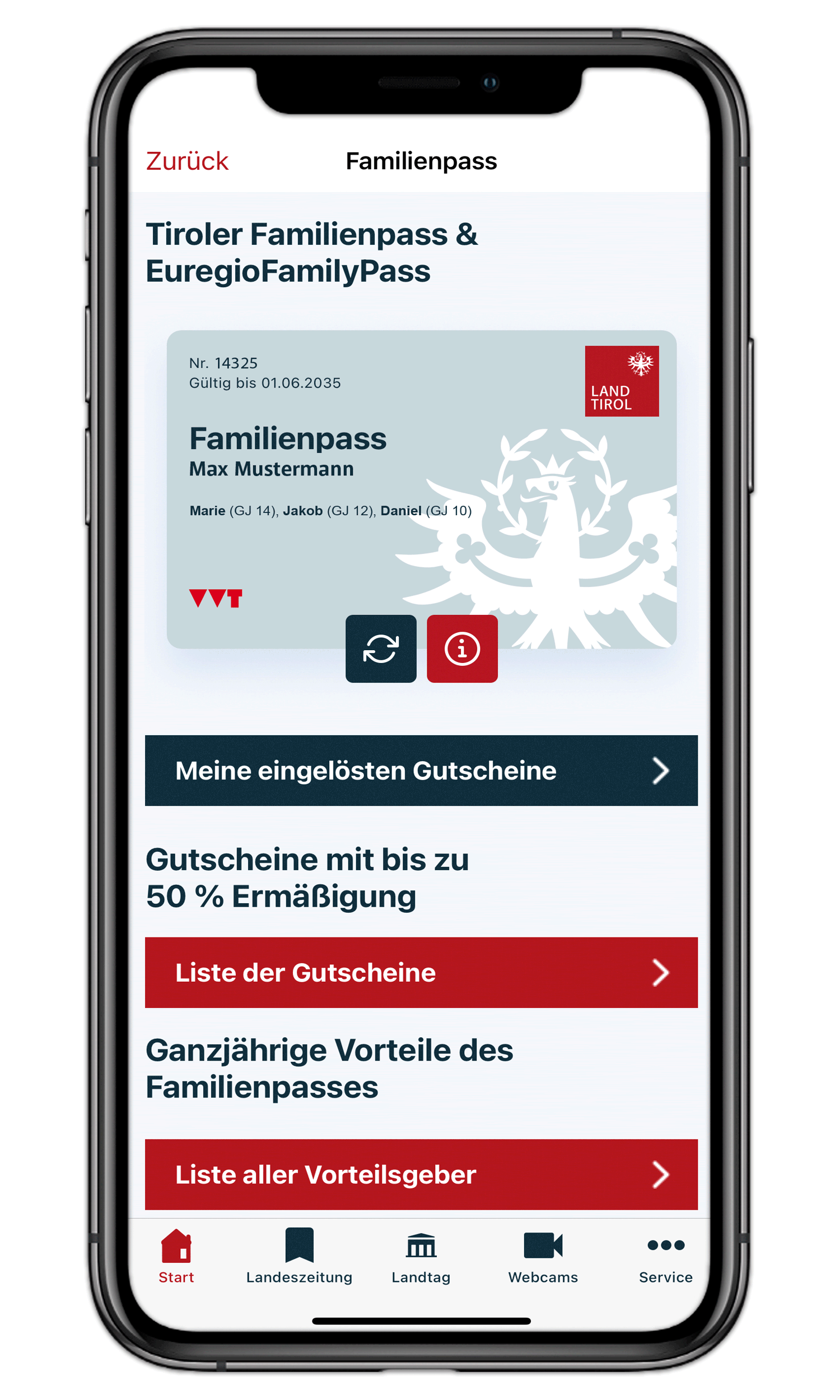 Land Tirol App-Update | Land Tirol